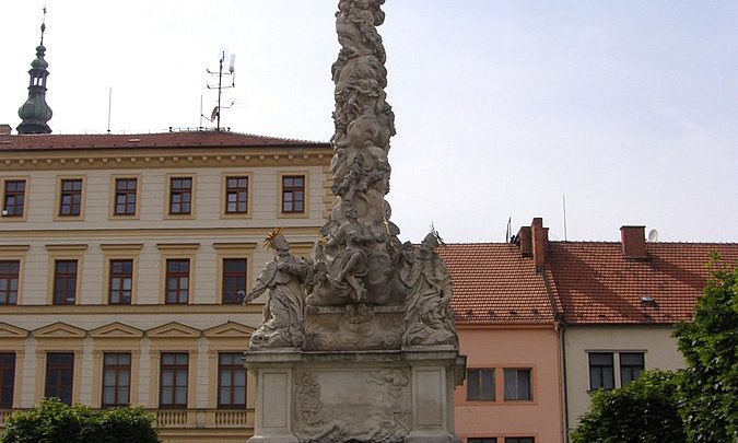 Sloup Panny Marie na Masarykově náměstí ve Vyškově – cokolivokoli.cz